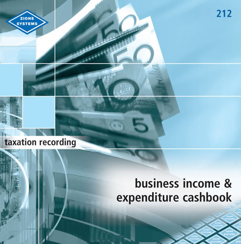 Zions Business Income And Expenditure Cash Book 212, Taxation Record ...