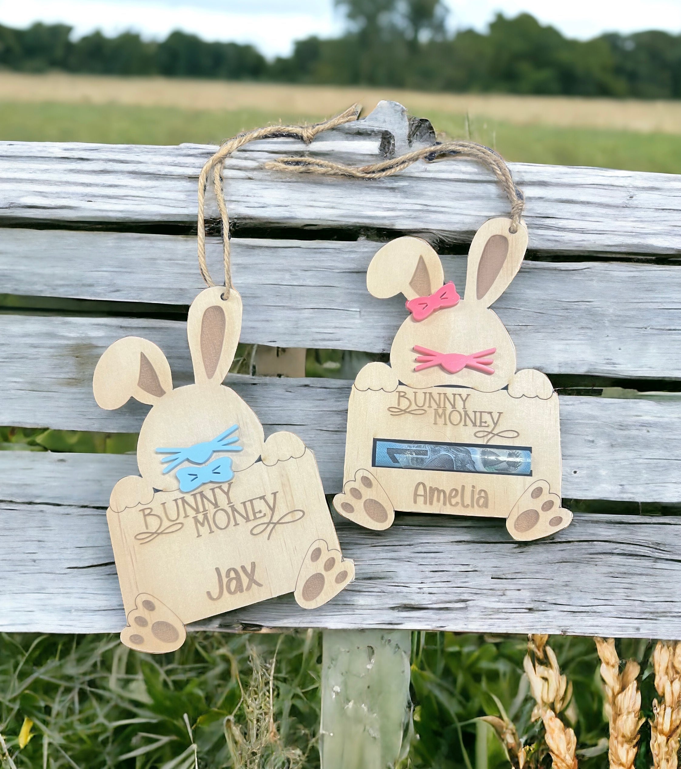 Bunny money tags ⋆ Spend With Us - Buy From a Bush Business