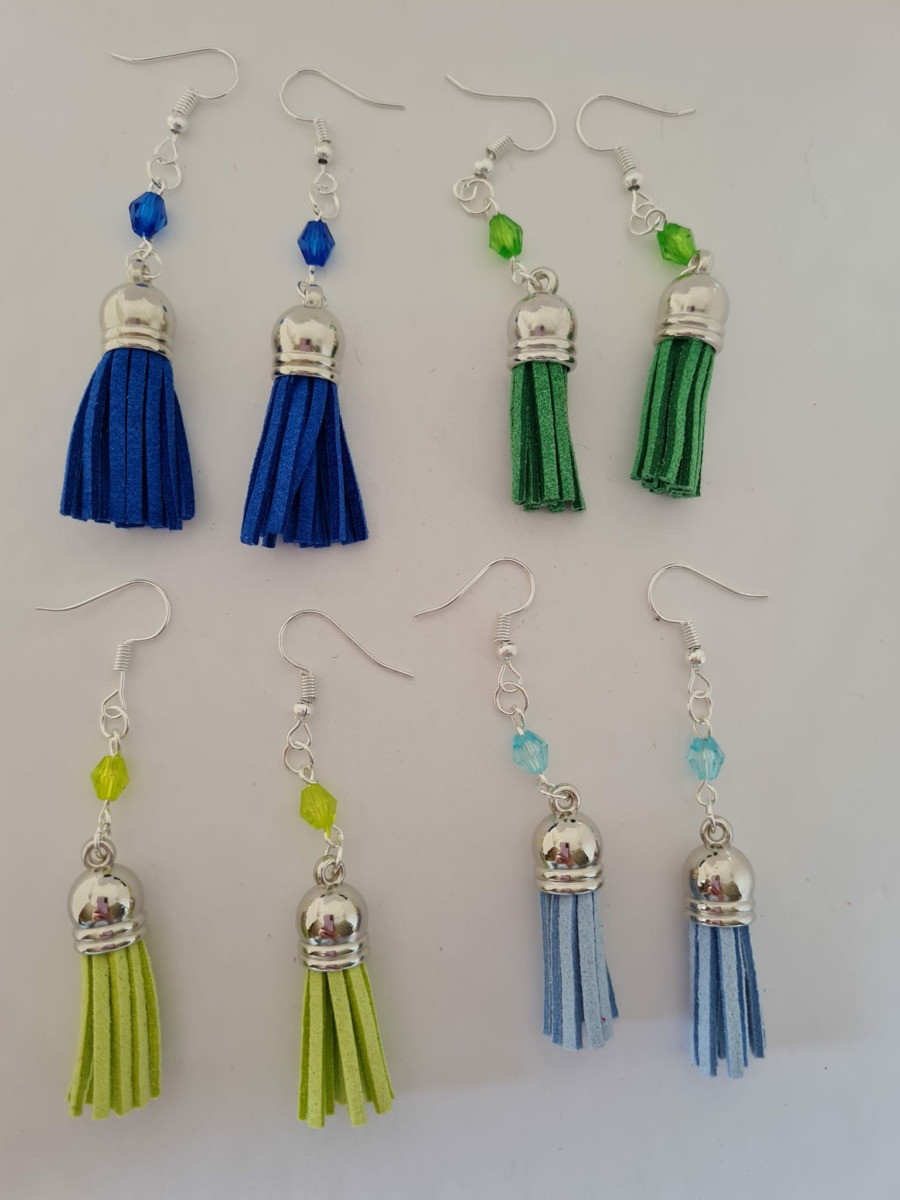 Tassel and bead fashion dangle earrings ⋆ Spend With Us - Buy From a ...