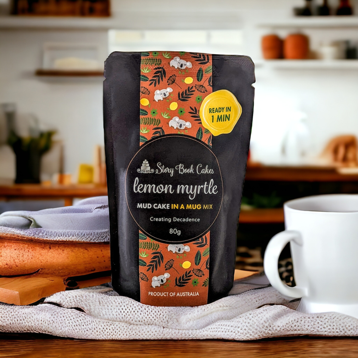 Lemon Myrtle Mud Cake in a Mug 80g ⋆ Spend With Us - Buy From a Bush ...