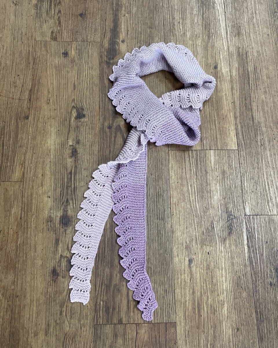 Ombre Ladies Scarf in Shades of Dusky Lilac ⋆ Spend With Us - Buy From ...