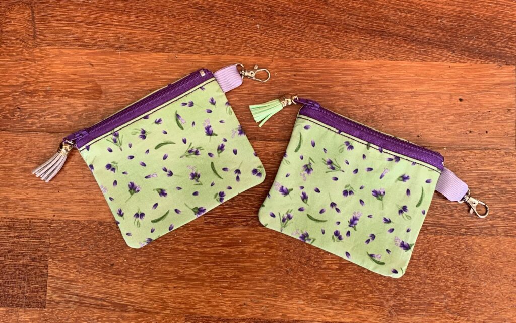 Handmade Coin Purse - Lavender Fabric ⋆ Spend With Us - Buy From a Bush ...