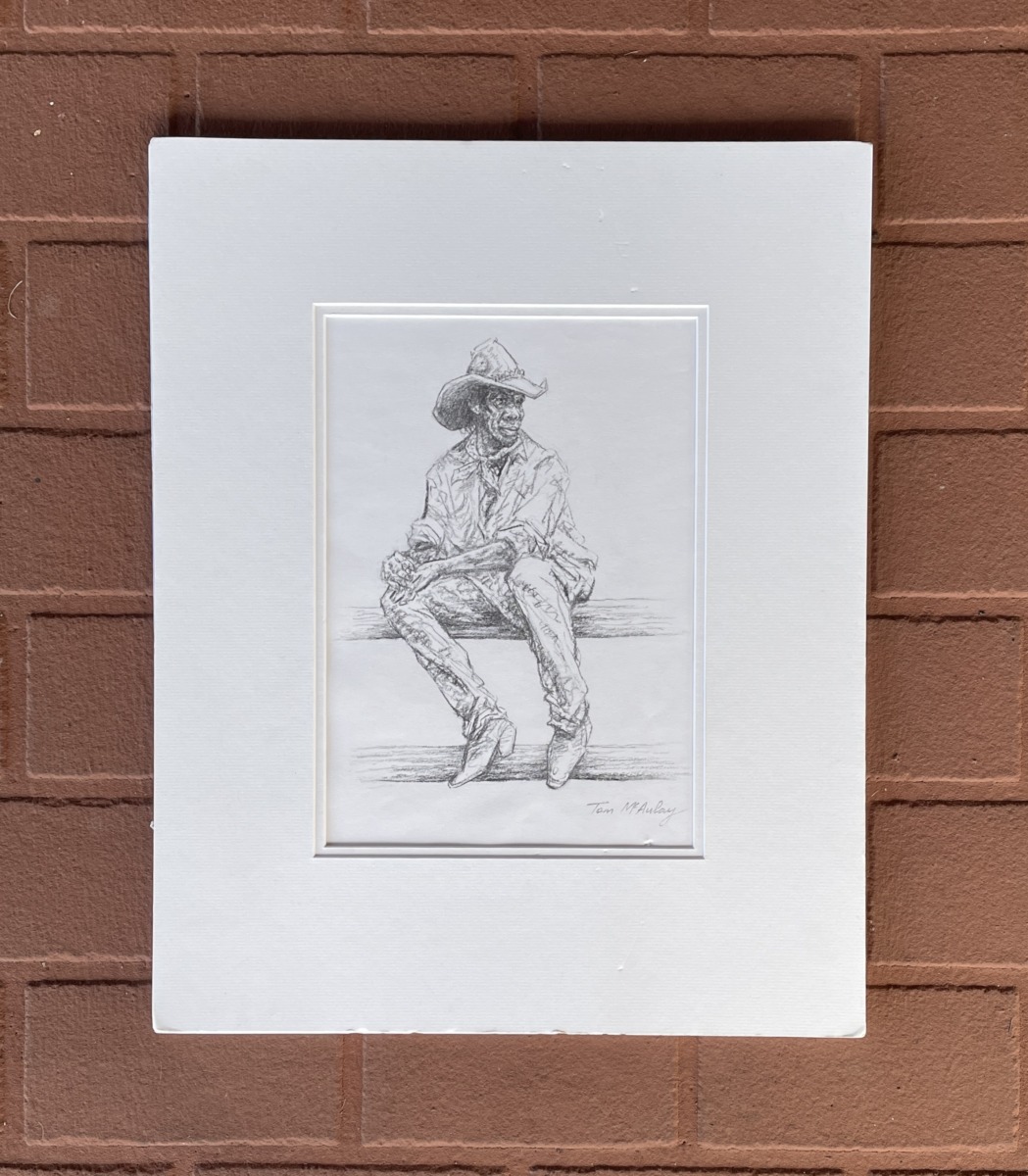 At the Yards - Camooweal - Original Charcoal by Tom McAulay ⋆ Spend ...