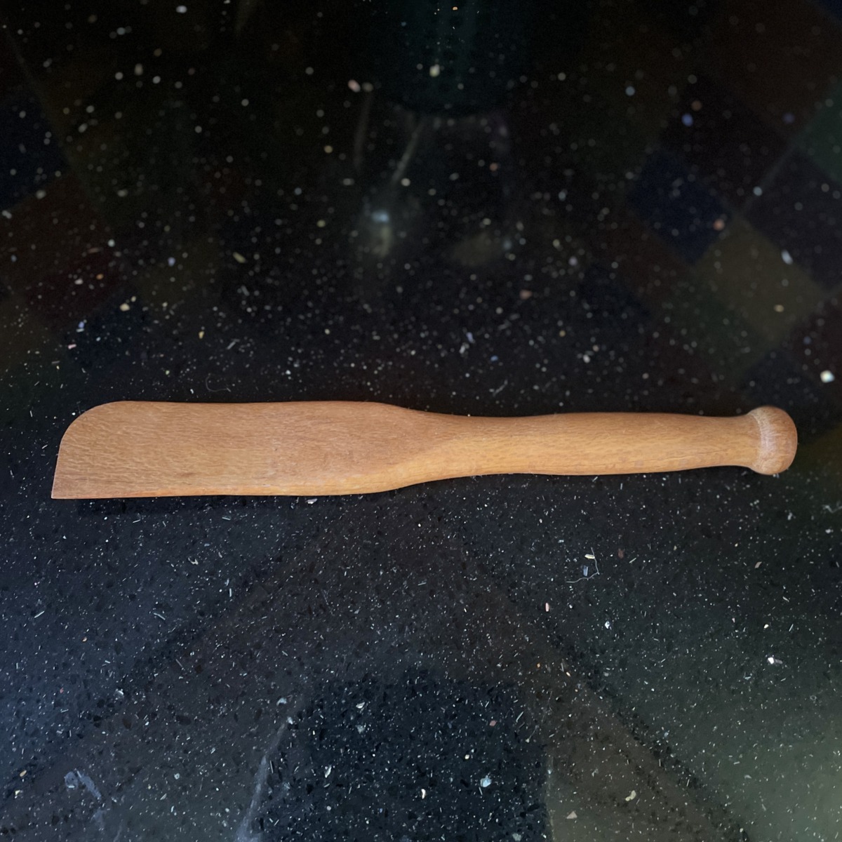 Turned Timber Spatula in Silky Oak Round End ⋆ Spend With Us - Buy From ...
