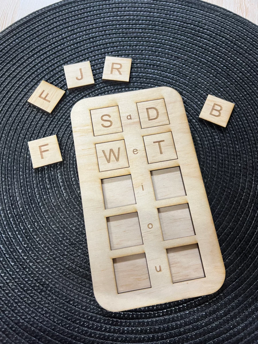 Vowel board ⋆ Spend With Us - Buy From a Bush Business