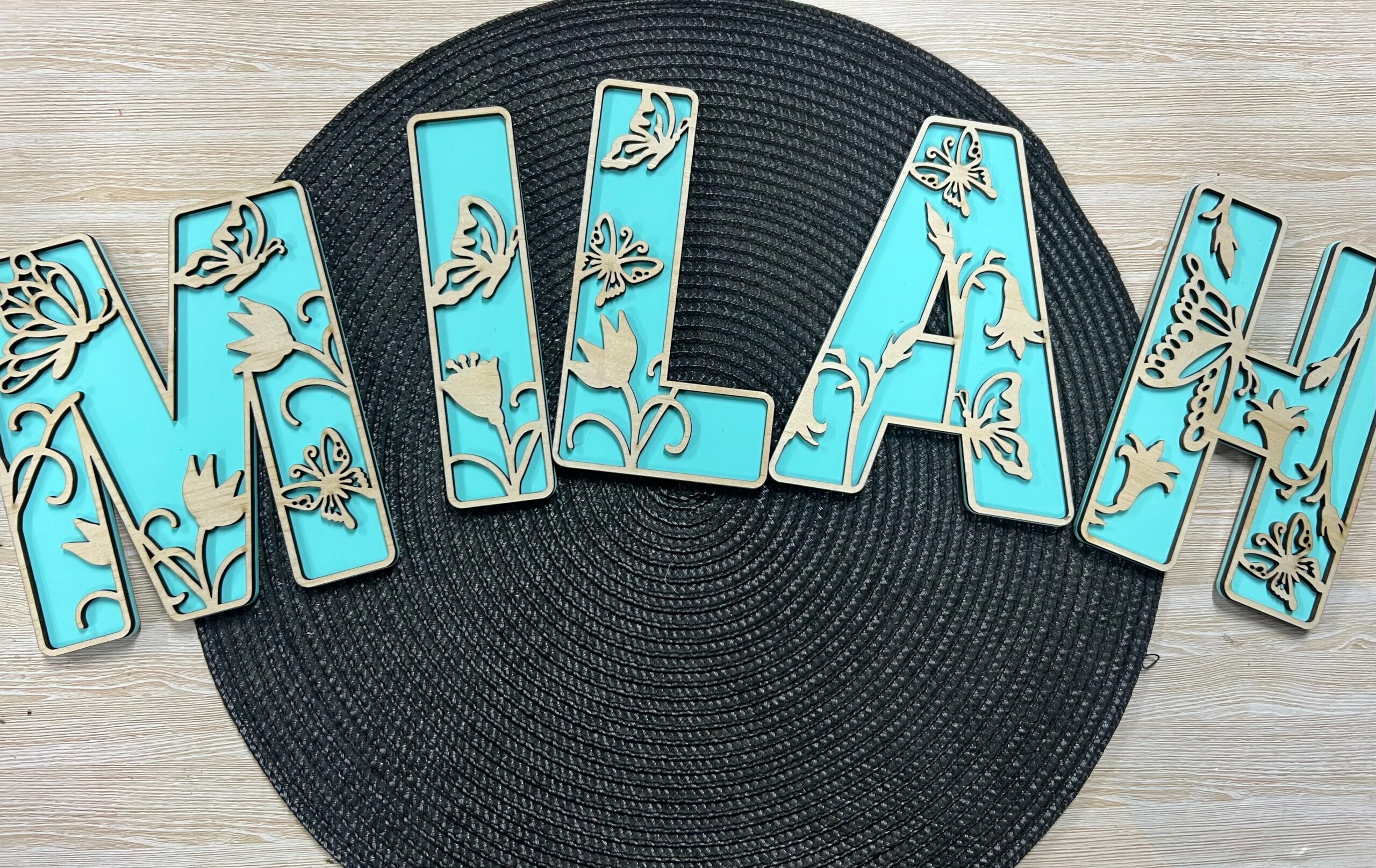 Butterflies - Themed letters ⋆ Spend With Us - Buy From a Bush Business