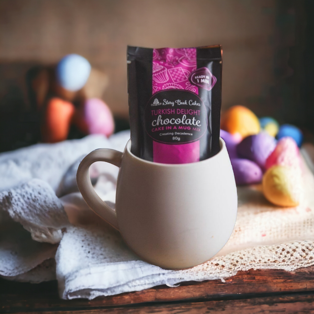 Turkish Delight Mud Cake in a Mug 80g ⋆ Spend With Us - Buy From a Bush ...