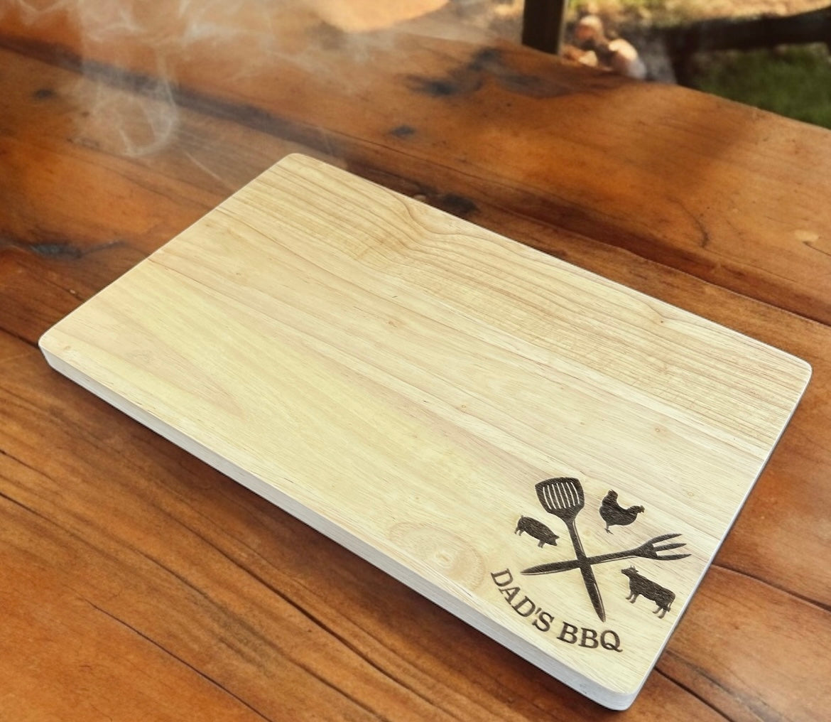 Dad’s BBQ chopping board ⋆ Spend With Us - Buy From a Bush Business