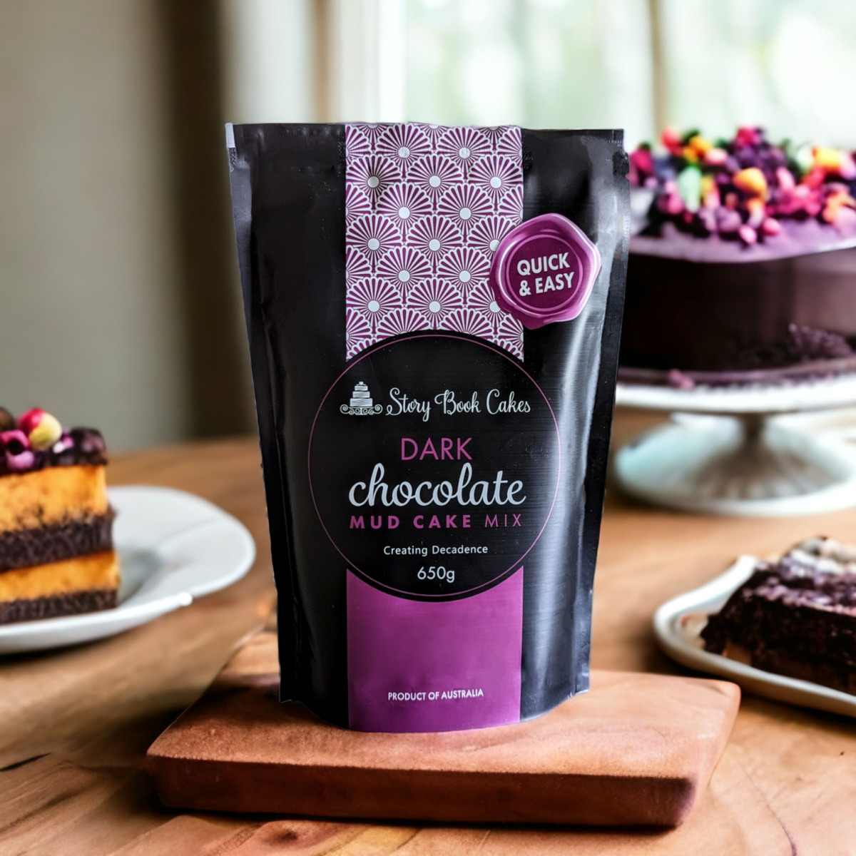 Dark Chocolate Mud Cake Mix 650g ⋆ Spend With Us - Buy From a Bush Business