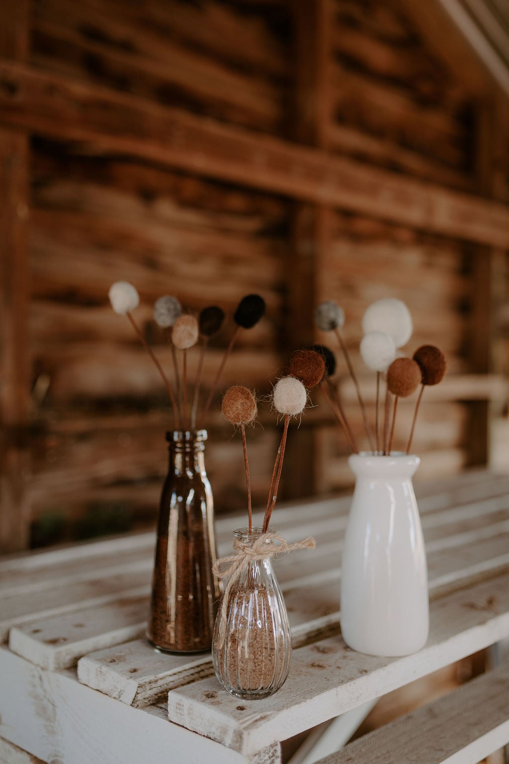 Alpaca Flower Arrangement - In white bottle vase - Limited Release ⋆ ...