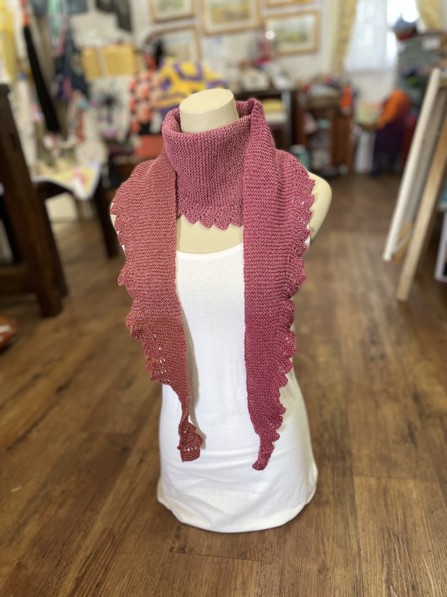 Ombre Ladies Scarf in Shades of Maroon ⋆ Spend With Us - Buy From a ...