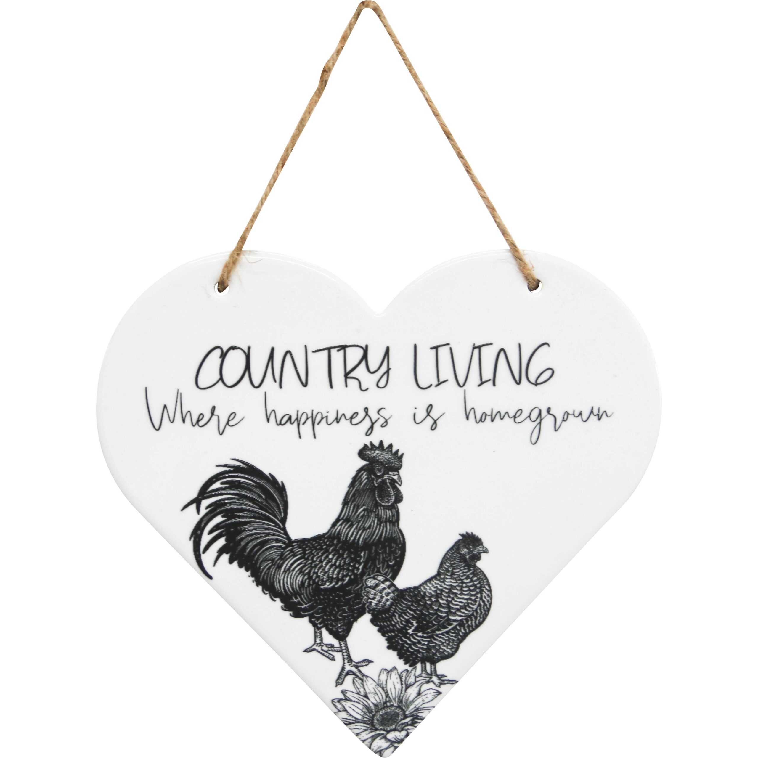 Ceramic Hanging Heart | Country Living ⋆ Spend With Us - Buy From a ...