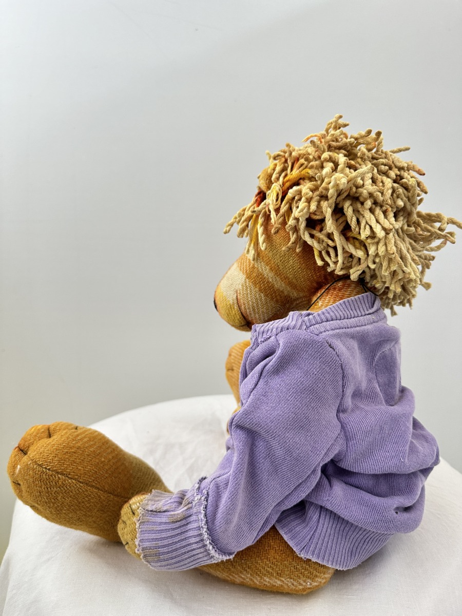 Ozzy - One Of A Kind Handmade Bear - Recycled Materials ⋆ Spend With Us ...