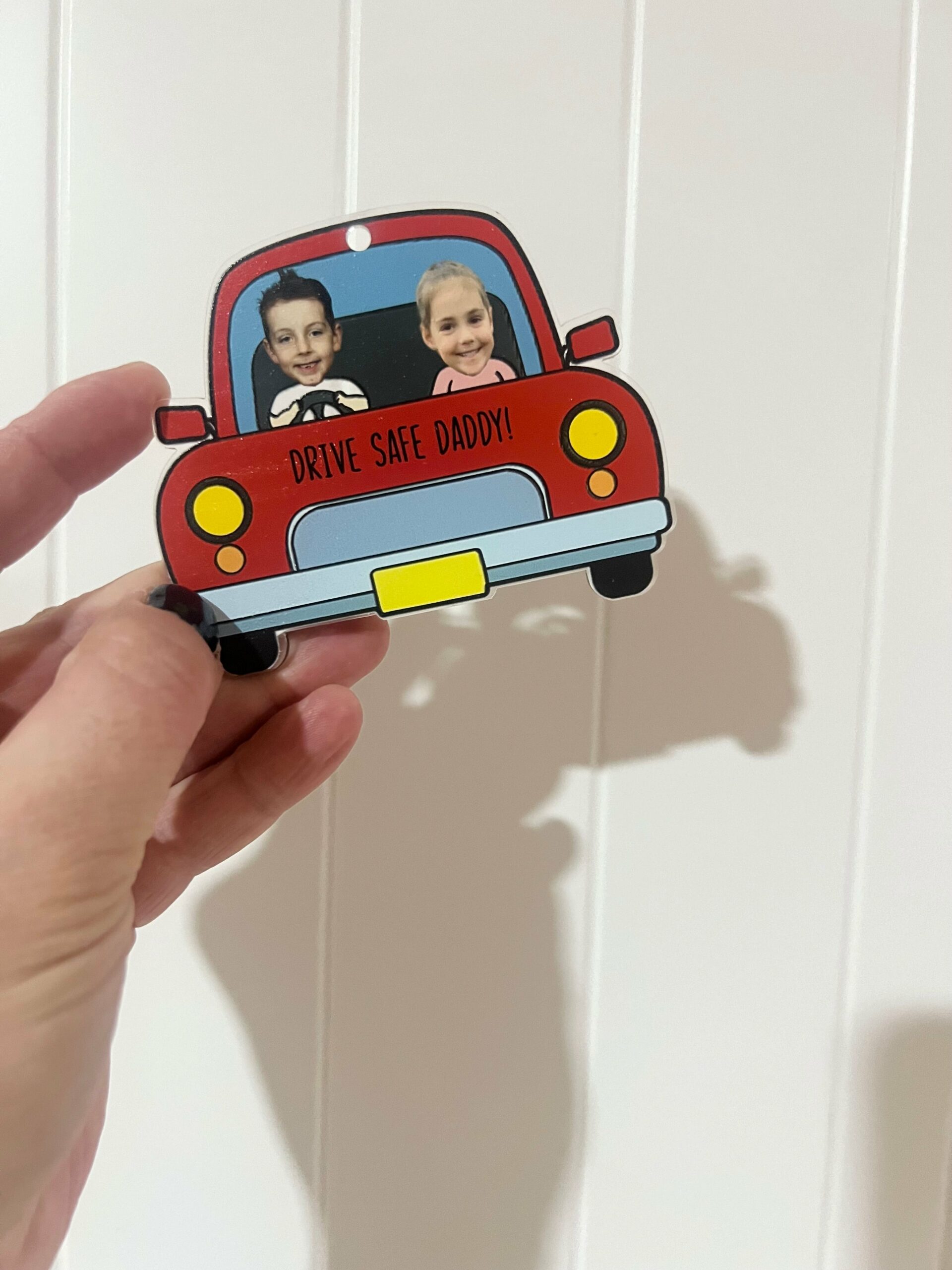 Customised drive safe car ornament - 2 faces ⋆ Spend With Us - Buy From ...