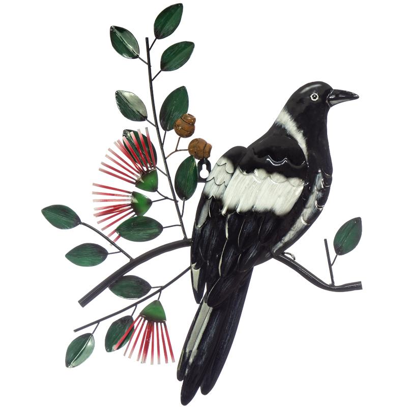 MAGPIE WITH GUMNUT BLOSSOMS ⋆ Spend With Us - Buy From a Bush Business