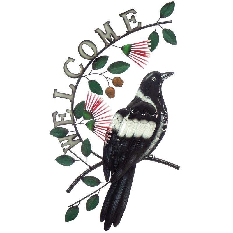 WELCOME MAGPIE WITH GUMNUT BLOSSOMS ⋆ Spend With Us - Buy From a Bush ...