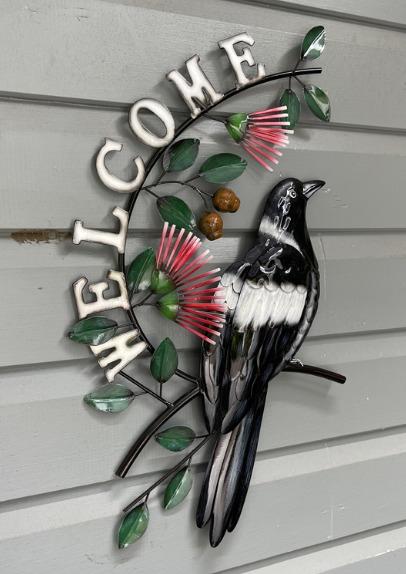 WELCOME MAGPIE WITH GUMNUT BLOSSOMS ⋆ Spend With Us - Buy From a Bush ...