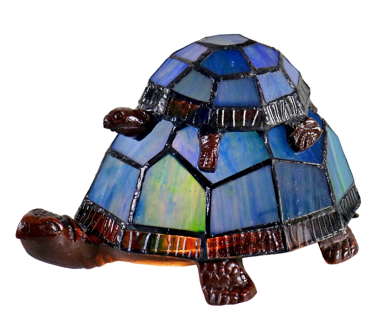 Turtle & Baby Lamp - Mosaic Stained Glass - Leadlight ⋆ Spend With Us ...