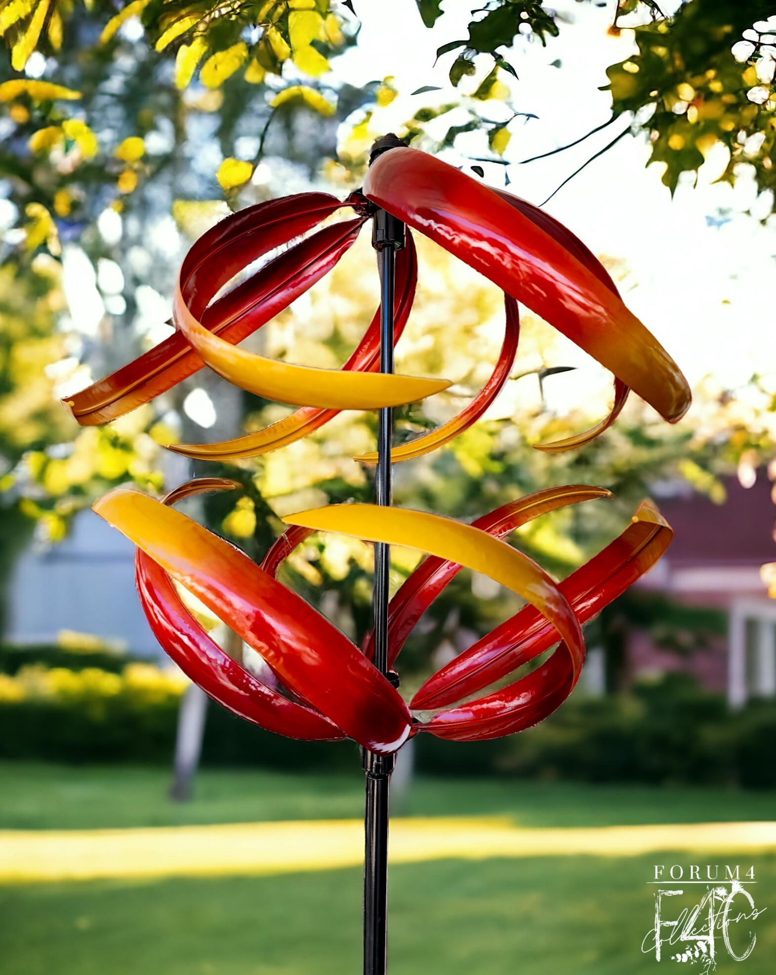 EAST MEETS WEST WIND SPINNER- FLAME ⋆ Spend With Us - Buy From a Bush ...