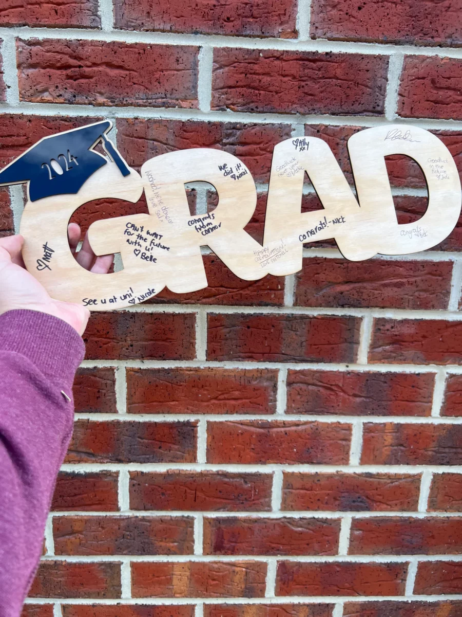 Graduation signage board ⋆ Spend With Us - Buy From a Bush Business