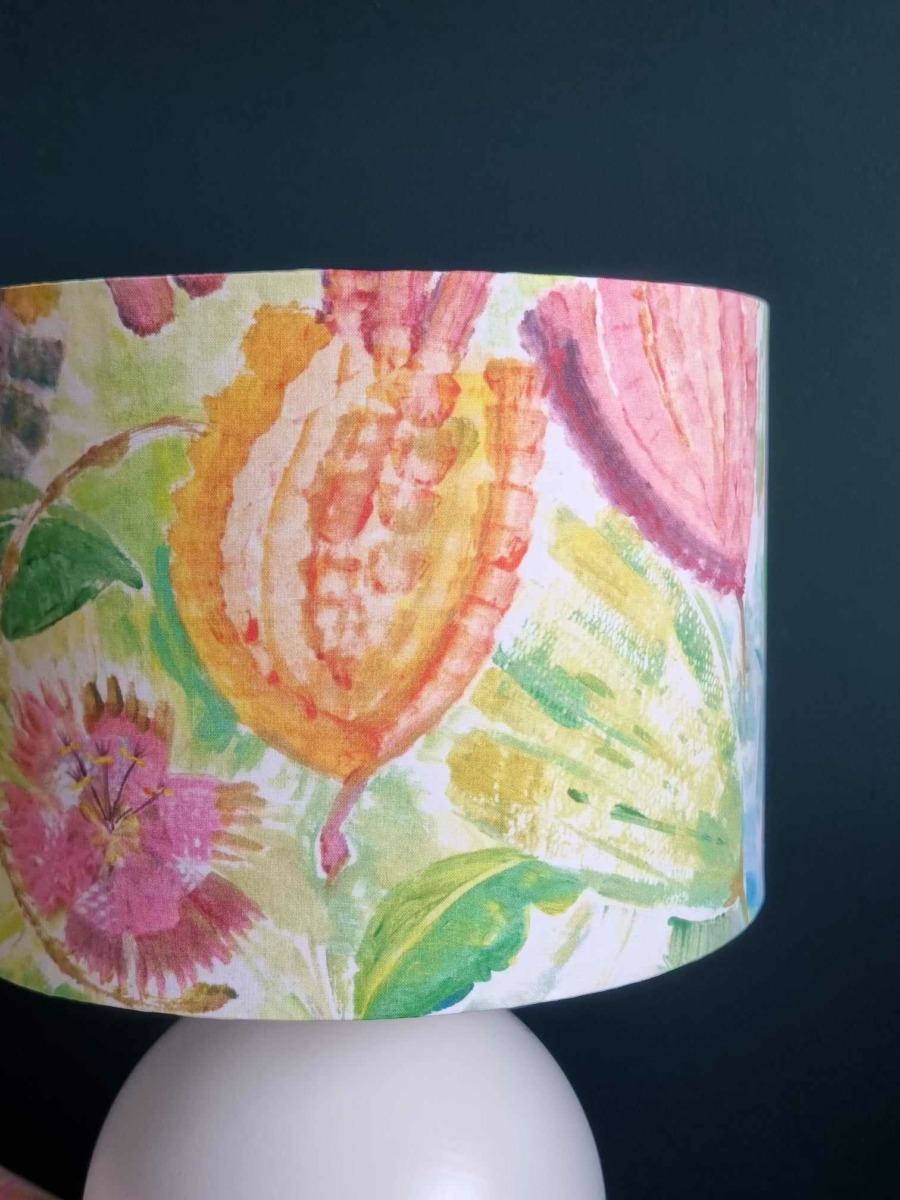 Jungle magic lampshade, Abstract Australian natives lampshade ...
