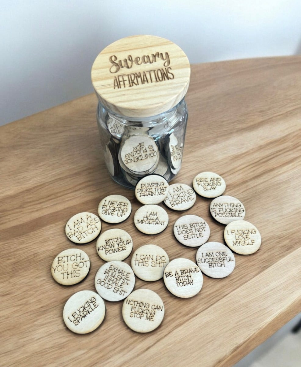 Sweary affirmations ⋆ Spend With Us - Buy From a Bush Business