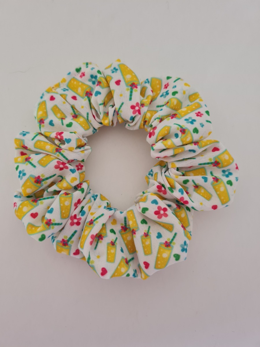Tropical drink print scrunchie / hair accessory ⋆ Spend With Us - Buy ...