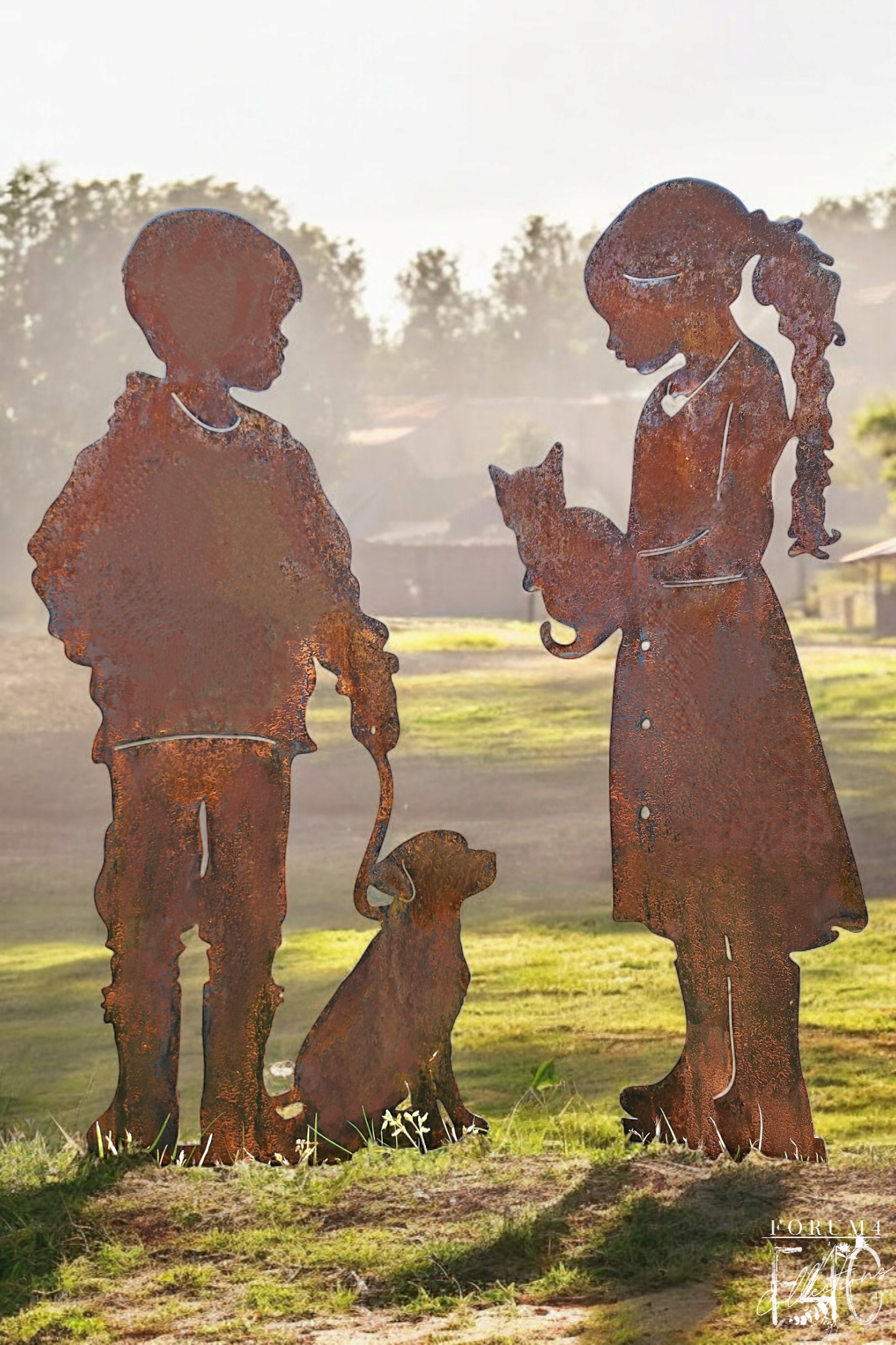 HARLEM & HARPER - RUSTY METAL GARDEN STAKE - AUSTRALIAN MADE ⋆ Spend ...