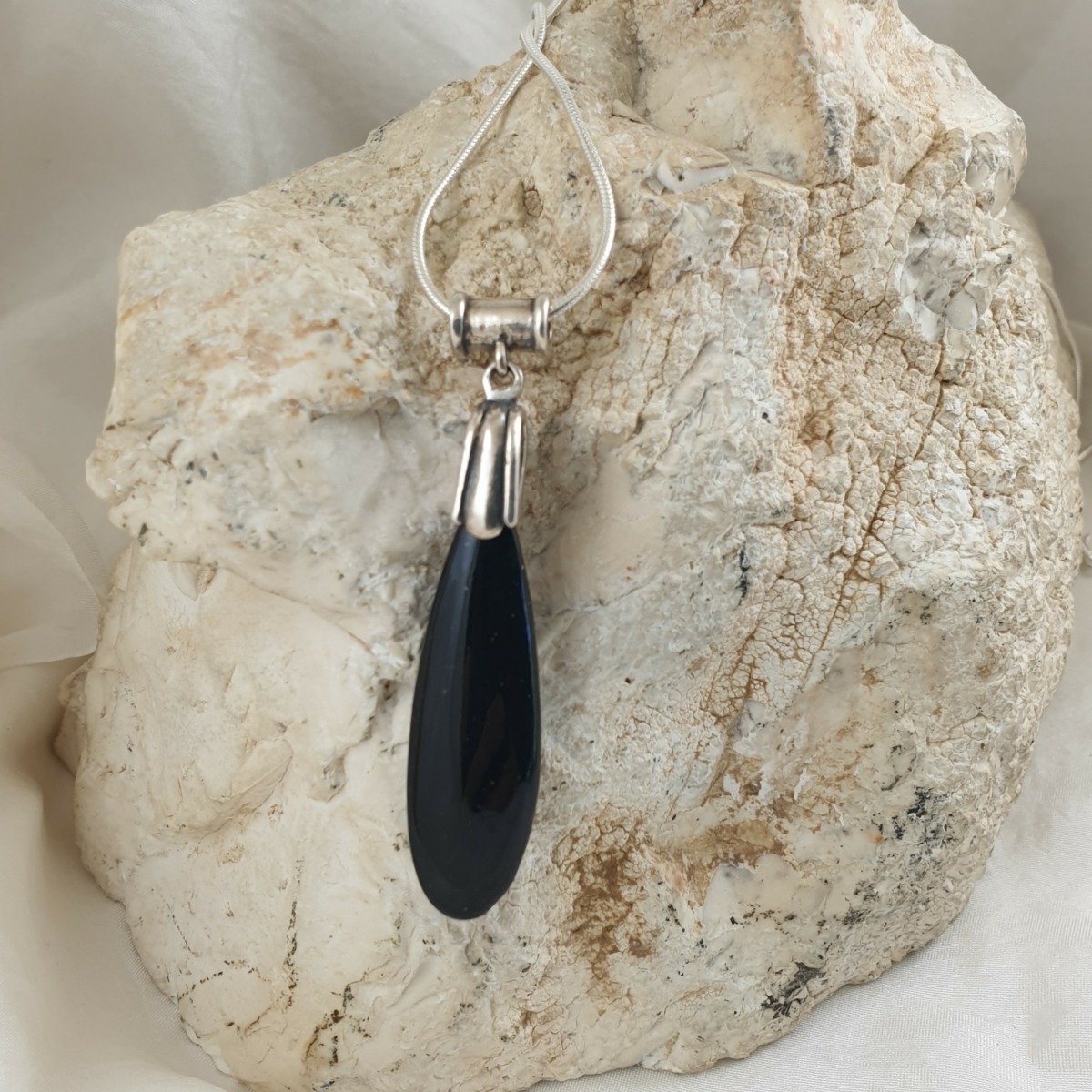 Australian Cowell Black Jade Sterling Silver Pendant ⋆ Spend With Us ...