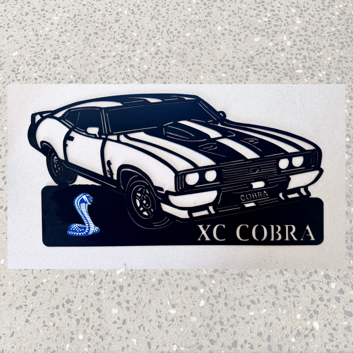 XC Cobra Metal Sign ⋆ Spend With Us - Buy From a Bush Business