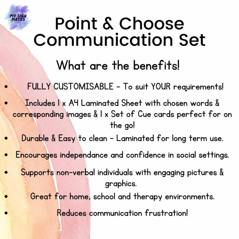 My Sign Mates Point & Choose Communication Set ⋆ Spend With Us - Buy ...
