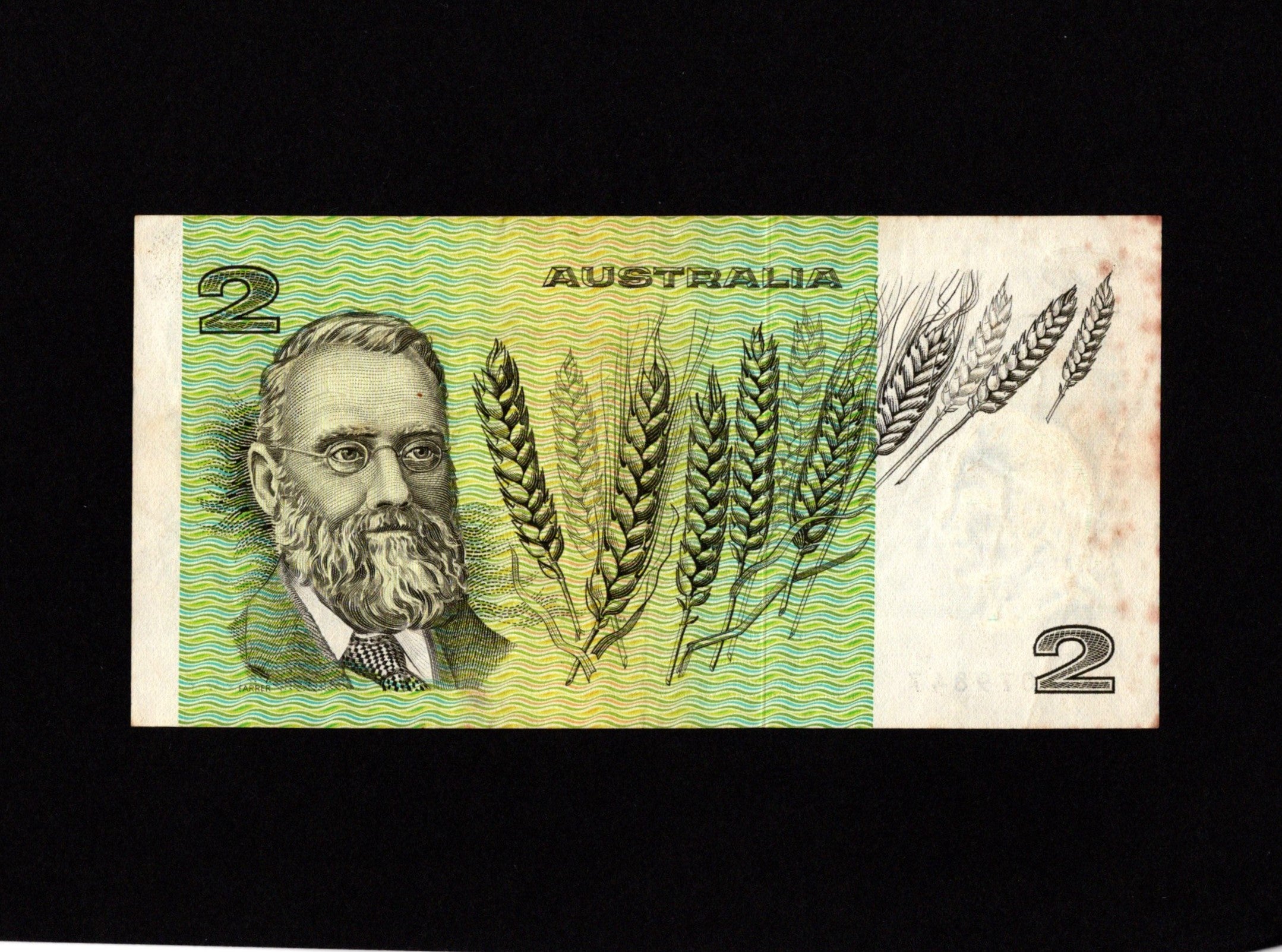 Australia missing print Two Dollar paper Banknote Signatures Knight ...
