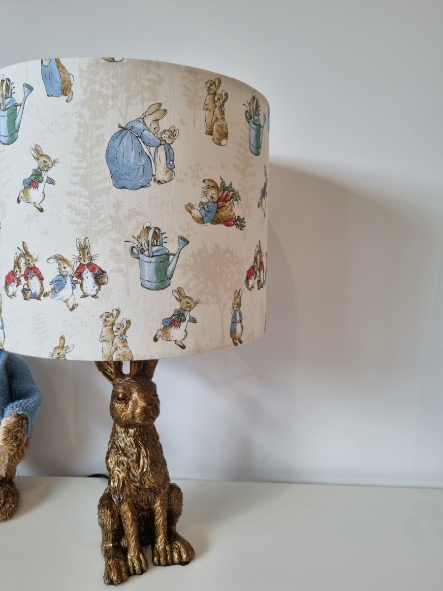 Peter Rabbit lampshade, Rabbit lampshade, Peter Rabbit and friends ...