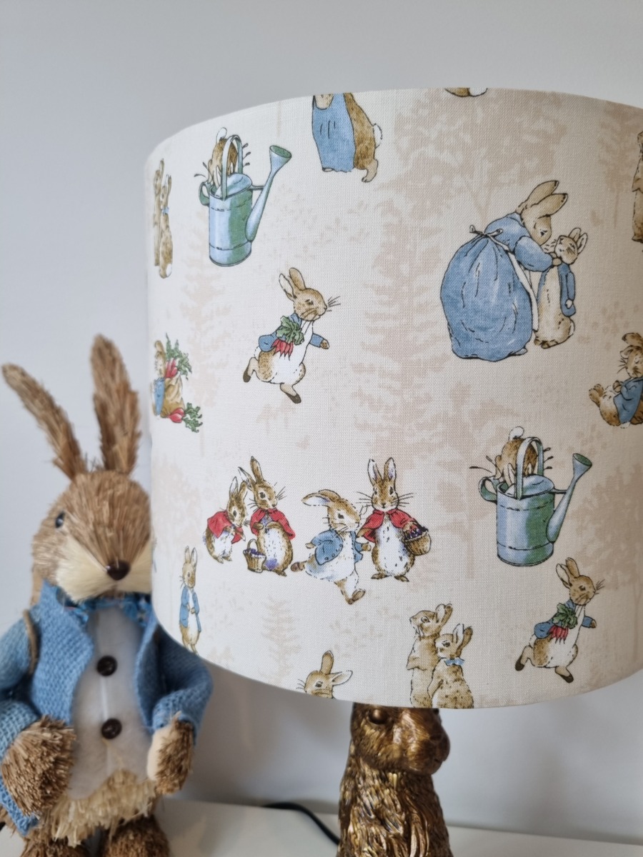 Peter Rabbit lampshade, Rabbit lampshade, Peter Rabbit and friends ...