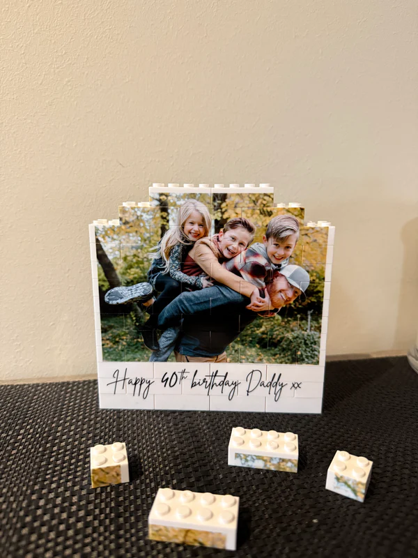 Personalised building bricks with custom message ⋆ Spend With Us - Buy ...