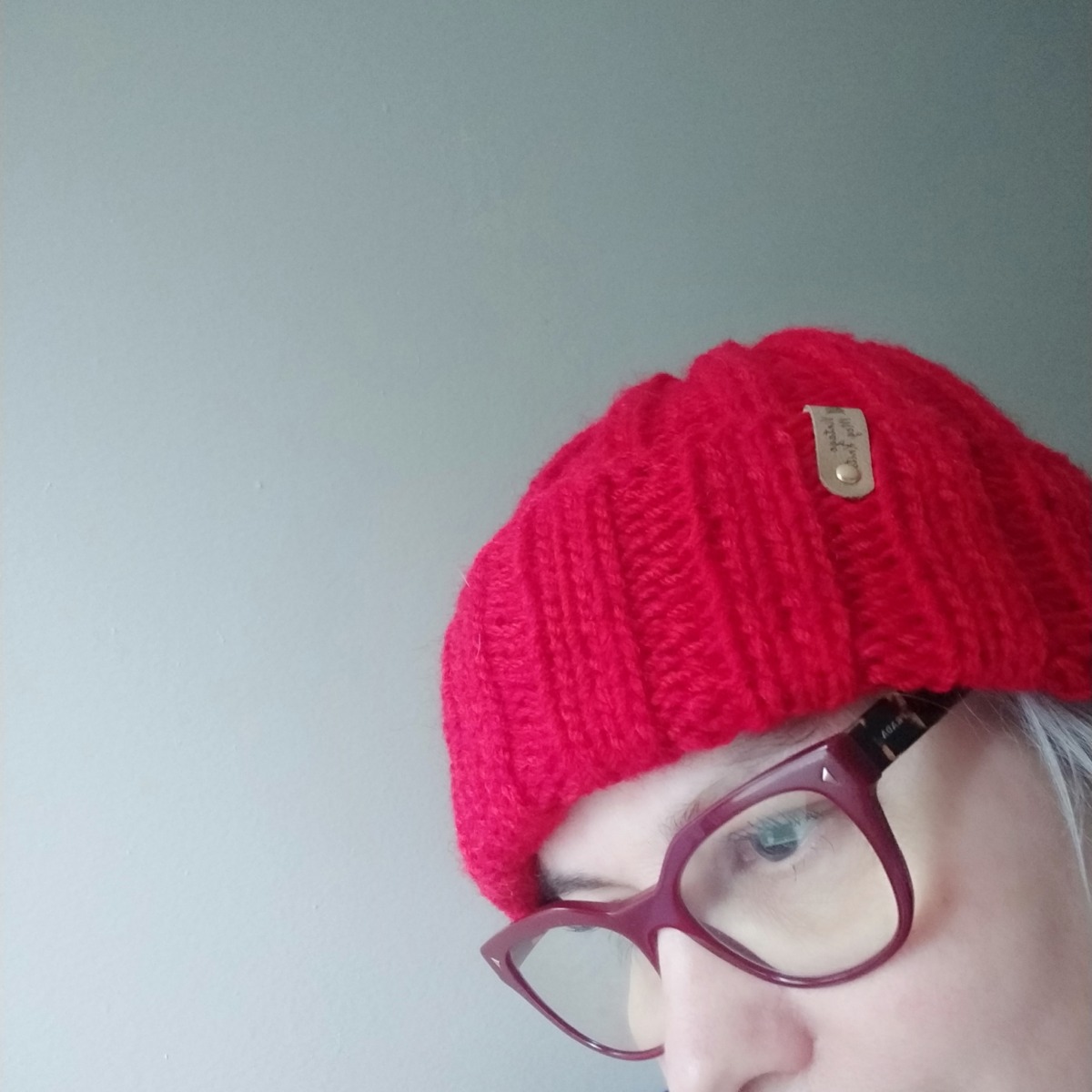 Classic Red Rib Beanie ⋆ Spend With Us - Buy From a Bush Business