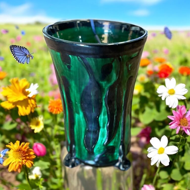 Wheel Thrown Pottery Vase ~ "Gum Leaf Vase" ⋆ Spend With Us - Buy From ...