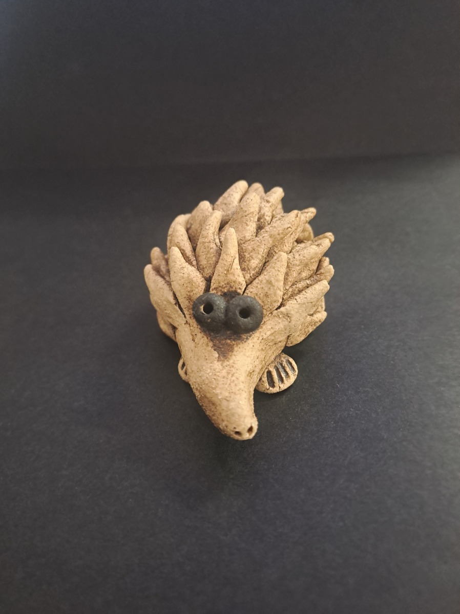 "ECHIDNA" Hand Made Miniature Pottery Sculpture - #04 ⋆ Spend With Us ...