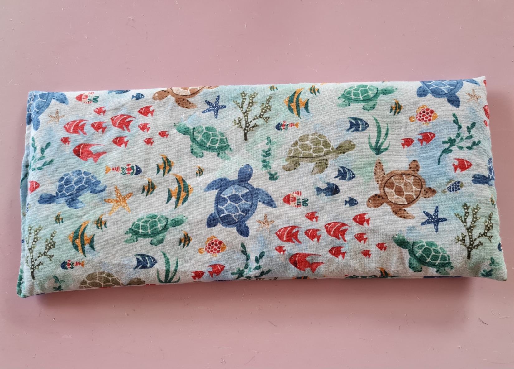 Wheat heat bag with turtle / tropical fish print ⋆ Spend With Us - Buy ...